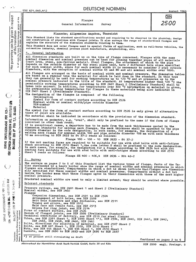 Din 2500 - 1 PDF | PDF