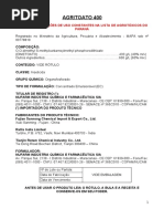 Bula Pacto | PDF | Embalagem e rotulagem | Agronomia