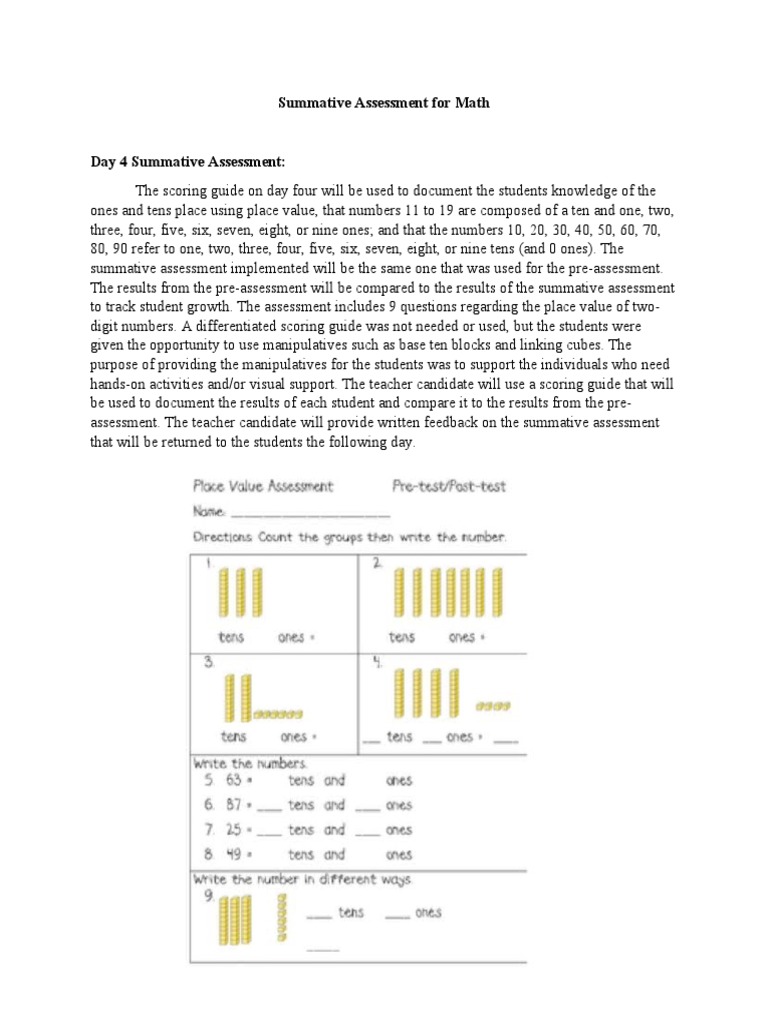 Math Summative Assessment Day 4 | PDF | Career & Growth | Business
