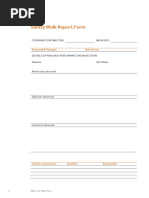 Safety Cross Calendar Template | PDF