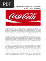 Coca Cola Production Process | PDF | Coca Cola | Franchising