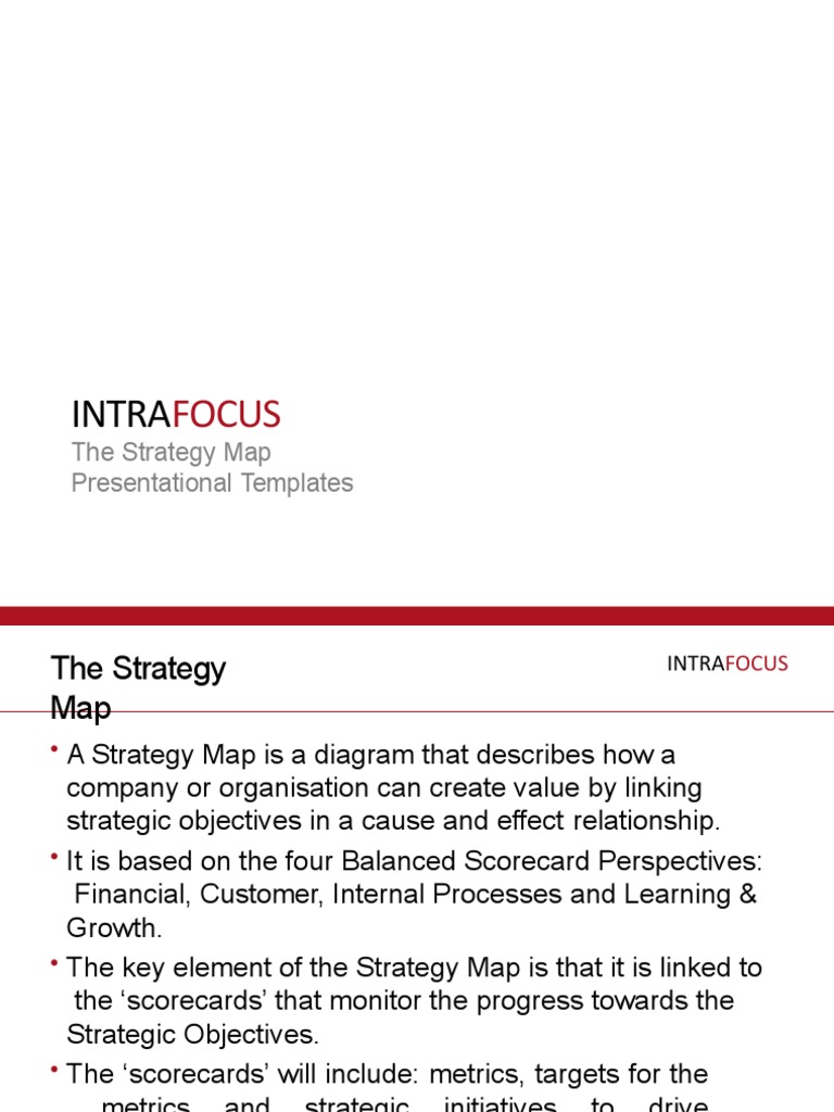 Intrafocus Strategymaptemplates 120913042508 Phpapp01 | PDF | Strategic ...