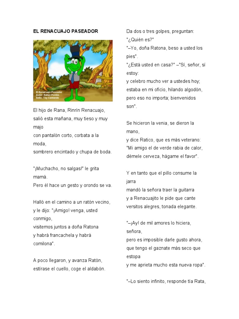 Cuento para El Fonema RR | PDF