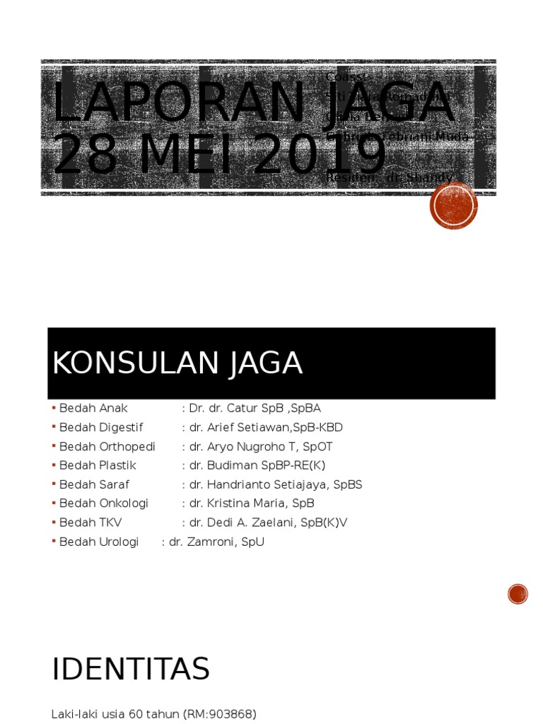 Laporan Medis Pasien Hematuria Post TURP | PDF