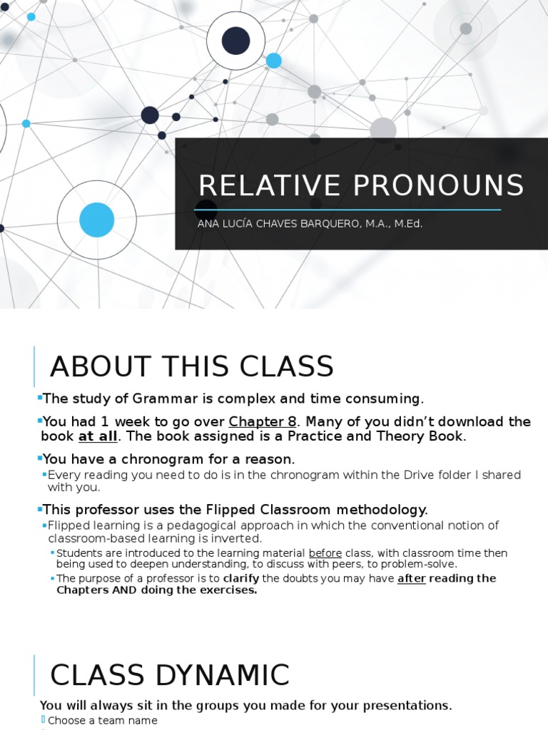 Relative Pronouns Intermediate Grammar | PDF | Object (Grammar) | Pronoun