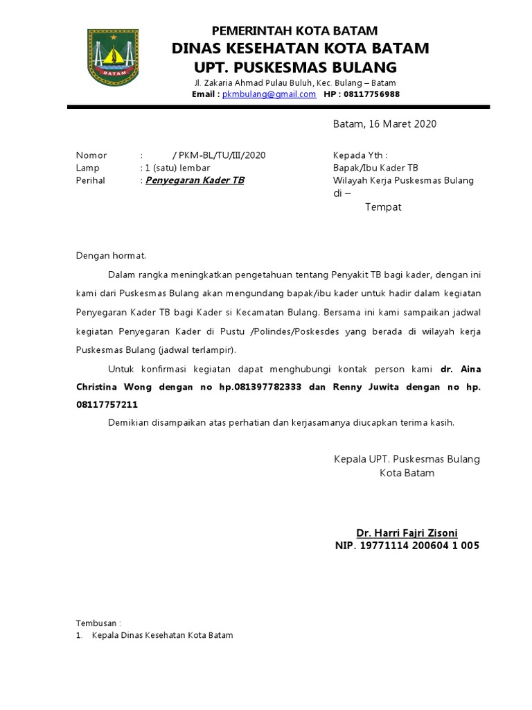 Surat Undangan Orientasi Sdidtk Bagi Guru Paud TK | PDF