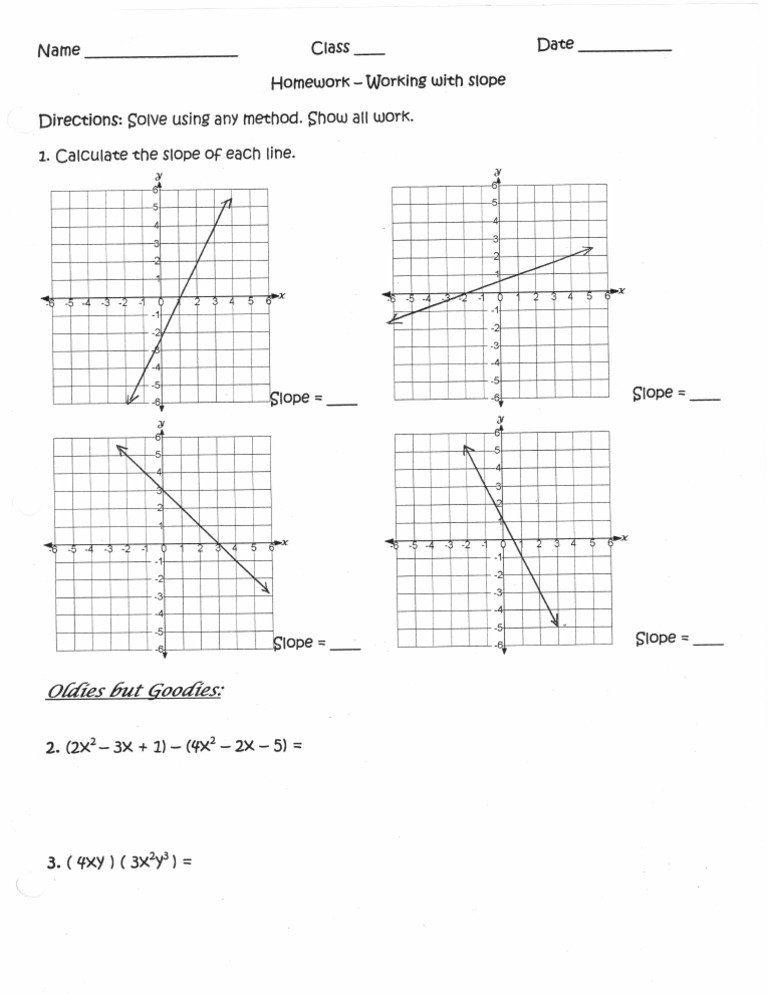 Math Worksheet 122110 | PDF