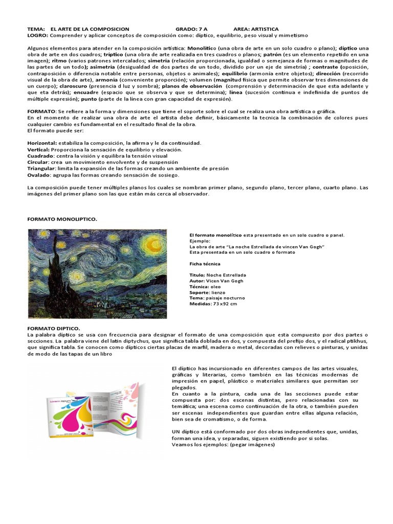 El Arte de La Composicion | PDF | Composición (artes visuales) | Pinturas