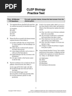 CLEP College Algebra PDF | PDF | Fraction (Mathematics) | Quadratic ...