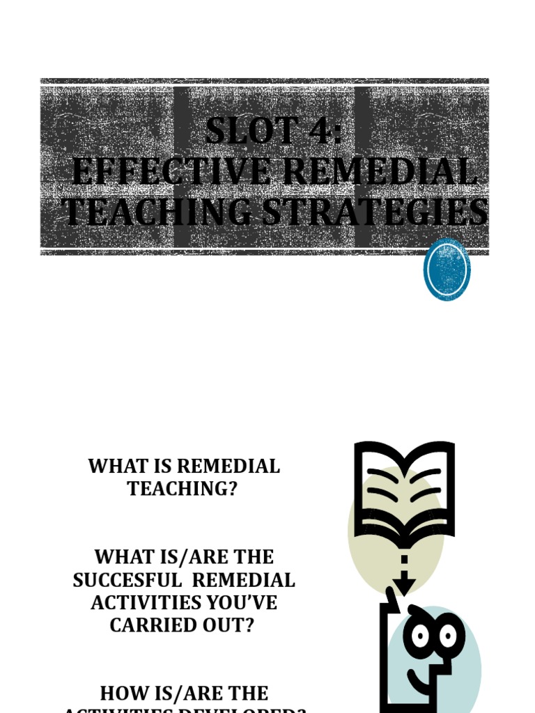 Effective Strategies for Remedial Teaching | PDF | Reading ...