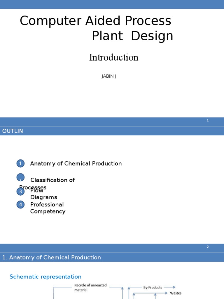 Introduction - Computer Aided Process Plant Design - 2 | PDF ...