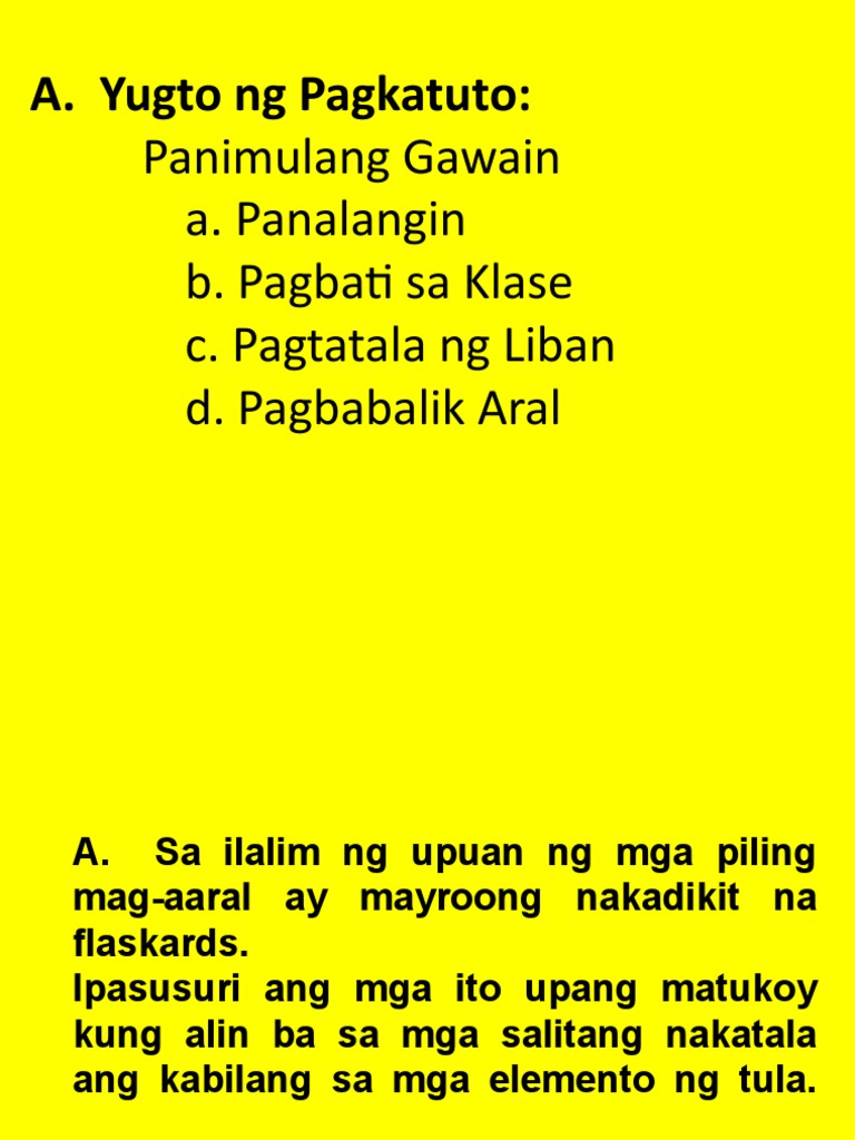 Elemento Ng Tula