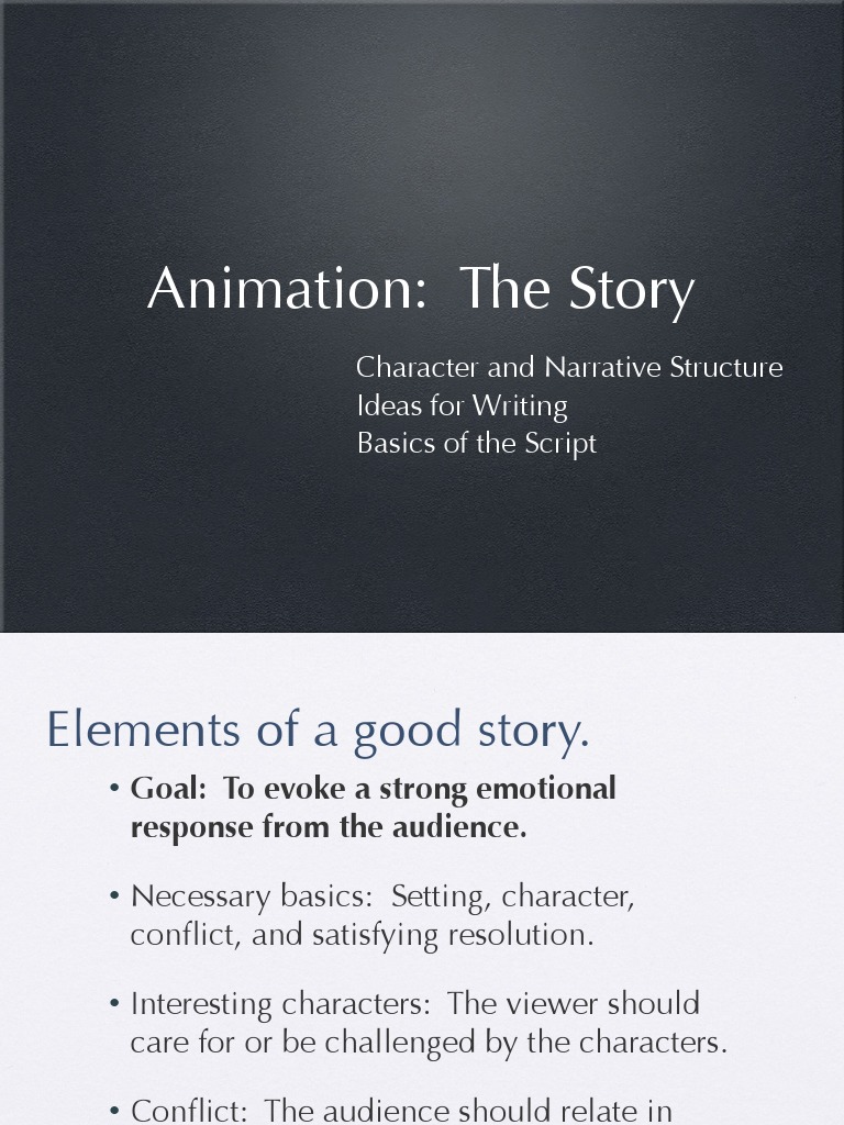 Animation Story Structure Basics | PDF | Plot (Narrative)