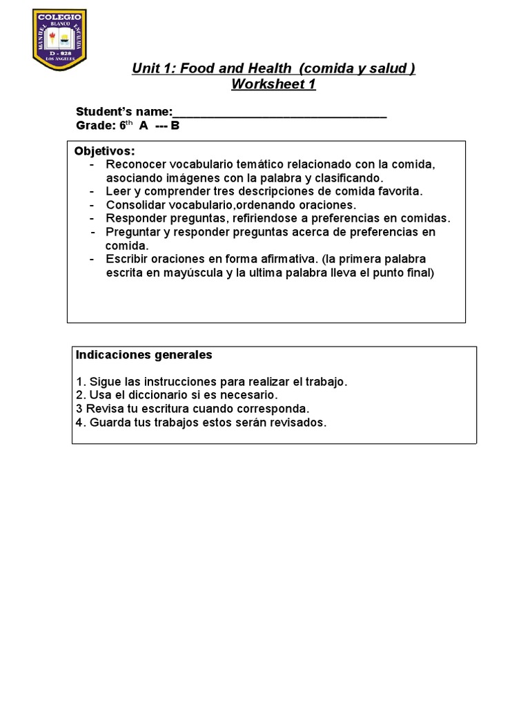 6th Grade Worksheet | PDF