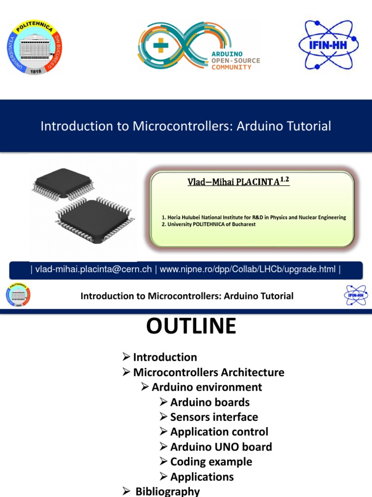 An Introduction To Microcontrollers And The Arduino Environment For
