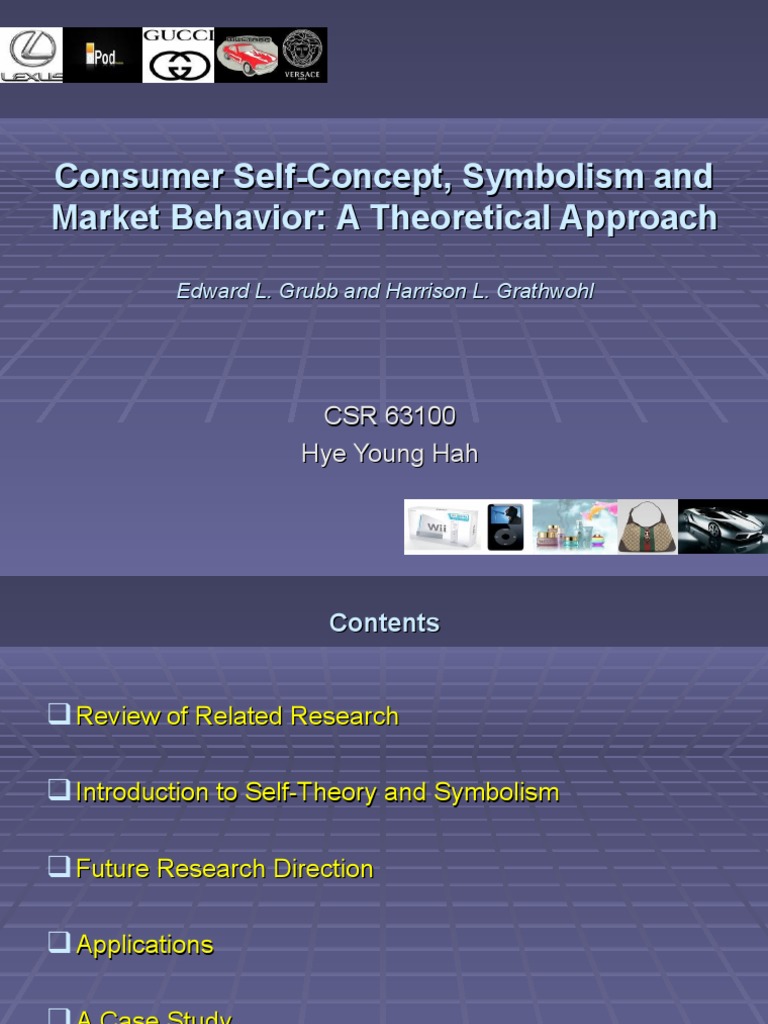 Consumer Self-Concept, Symbolism and Market Behavior | PDF | Self ...