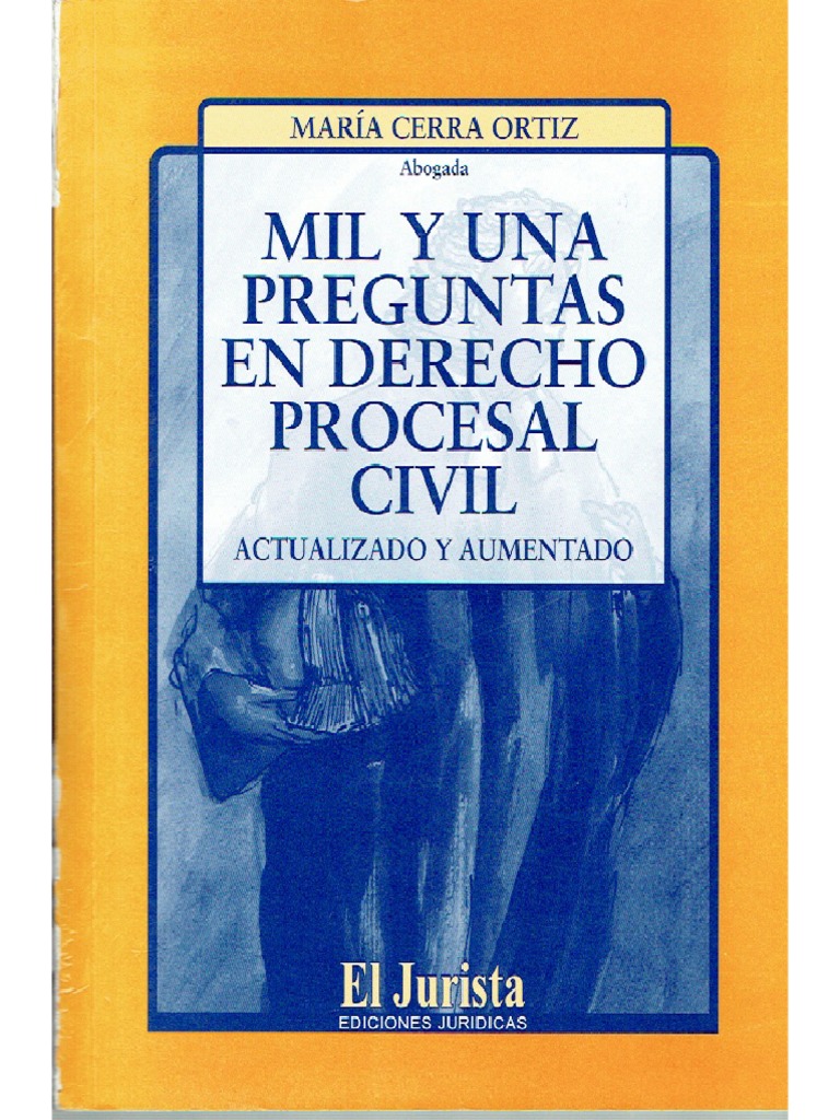 María Cerra Ortiz - Mil y Una Preguntas en Derecho Procesal Civil | PDF