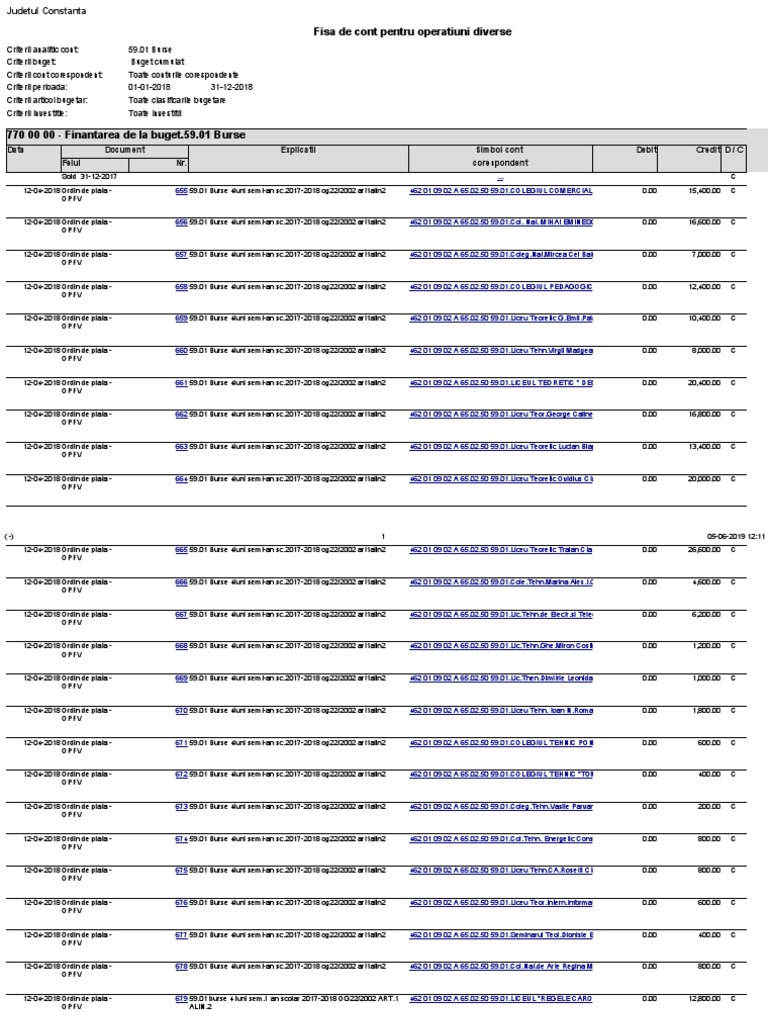 Burse Elevi An 2018 | PDF | Romania