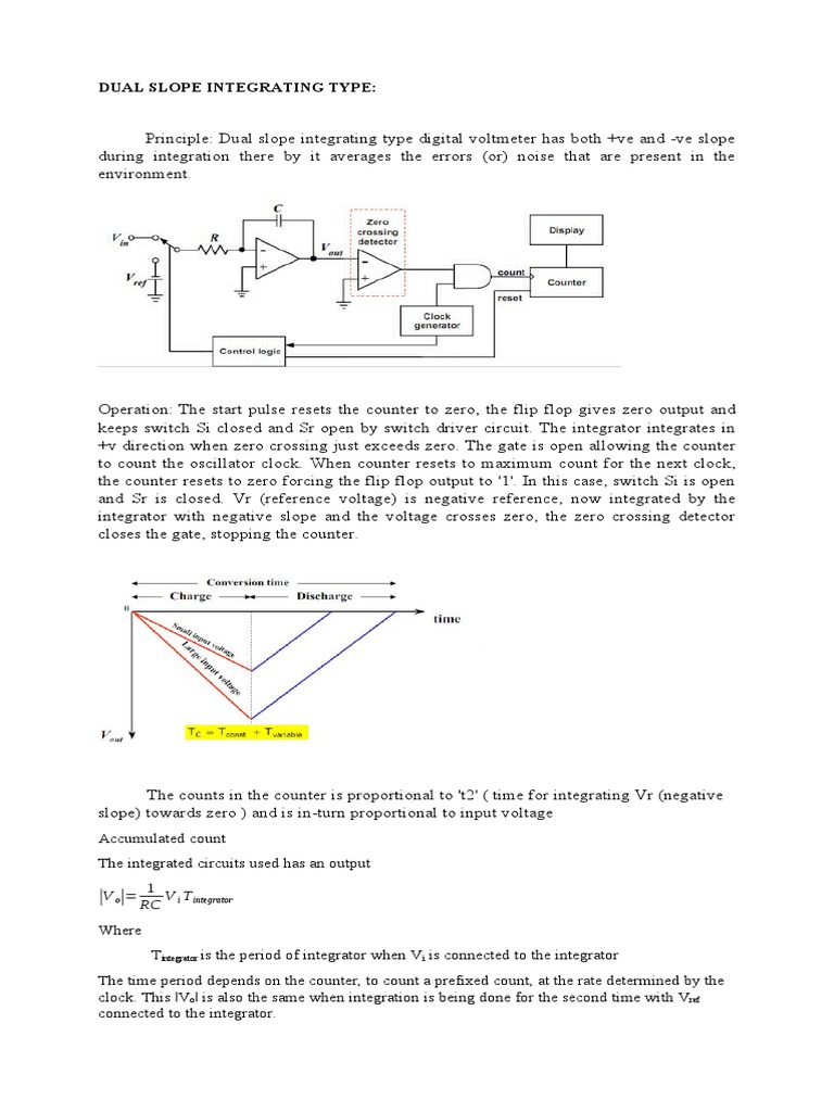 Dual Slope Integrating Type | PDF
