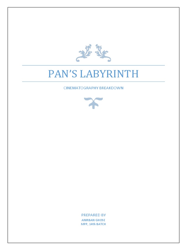 Cinematography Analysis of Pan's Labyrinth | PDF | Composition (Visual ...