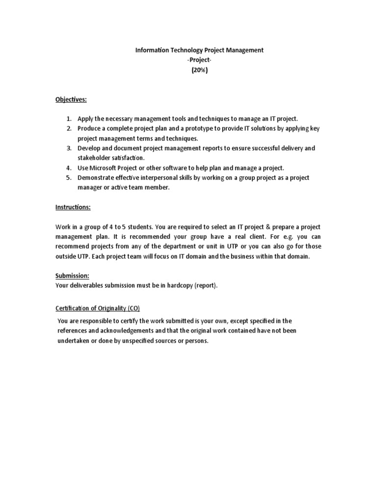 IT Project Management Guide | PDF | Project Management | Business