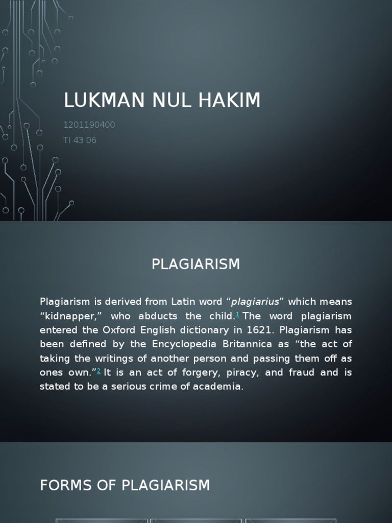 Lukman Nul Hakim | PDF | Plagiarism | Public Sphere