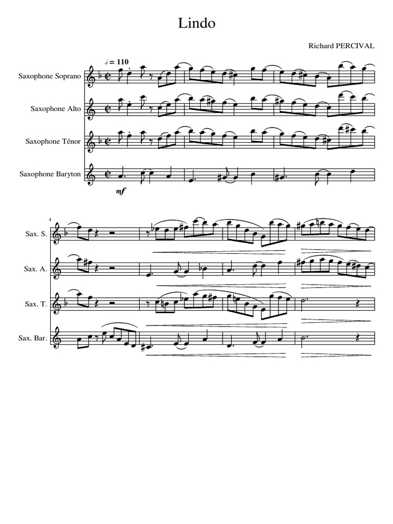 Lindo: Richard PERCIVAL 110 | Download Free PDF | Reed Aerophones ...