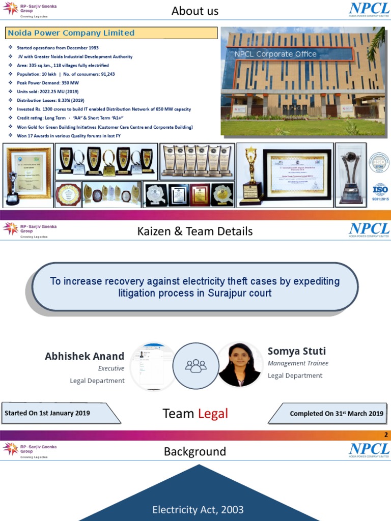 Noida Power Company Limited: NPCL Corporate Office | PDF | Government ...