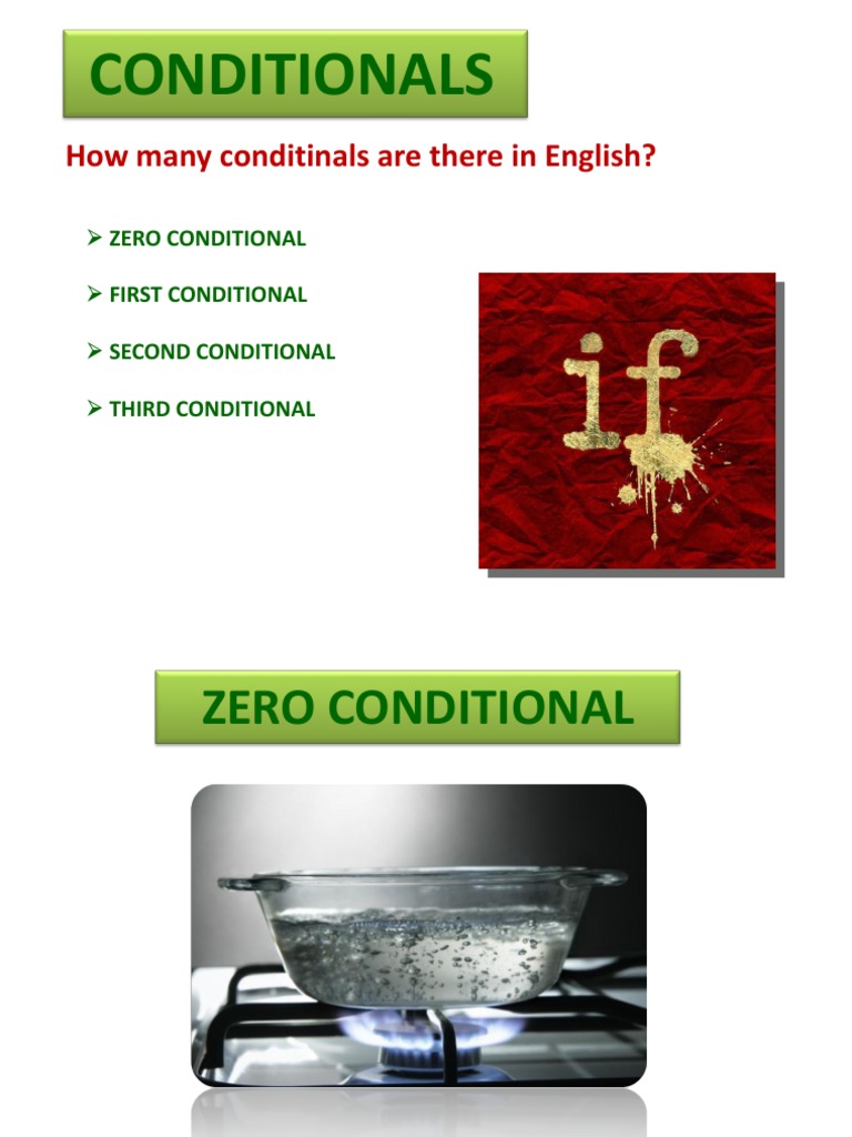 Zero & First Conditional PDF | PDF