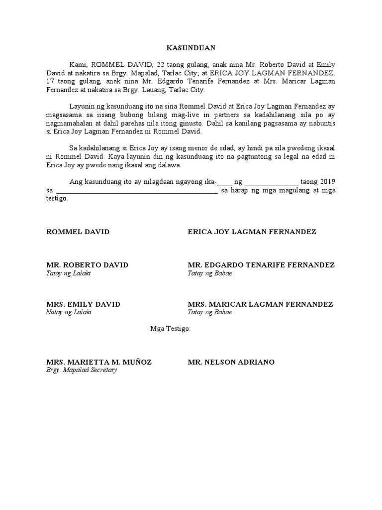 KASUNDUAN Live in | PDF