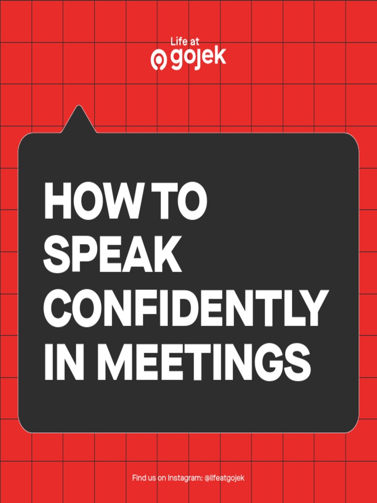 How To Speak Confidently in Meetings | PDF | Insight | Marketing