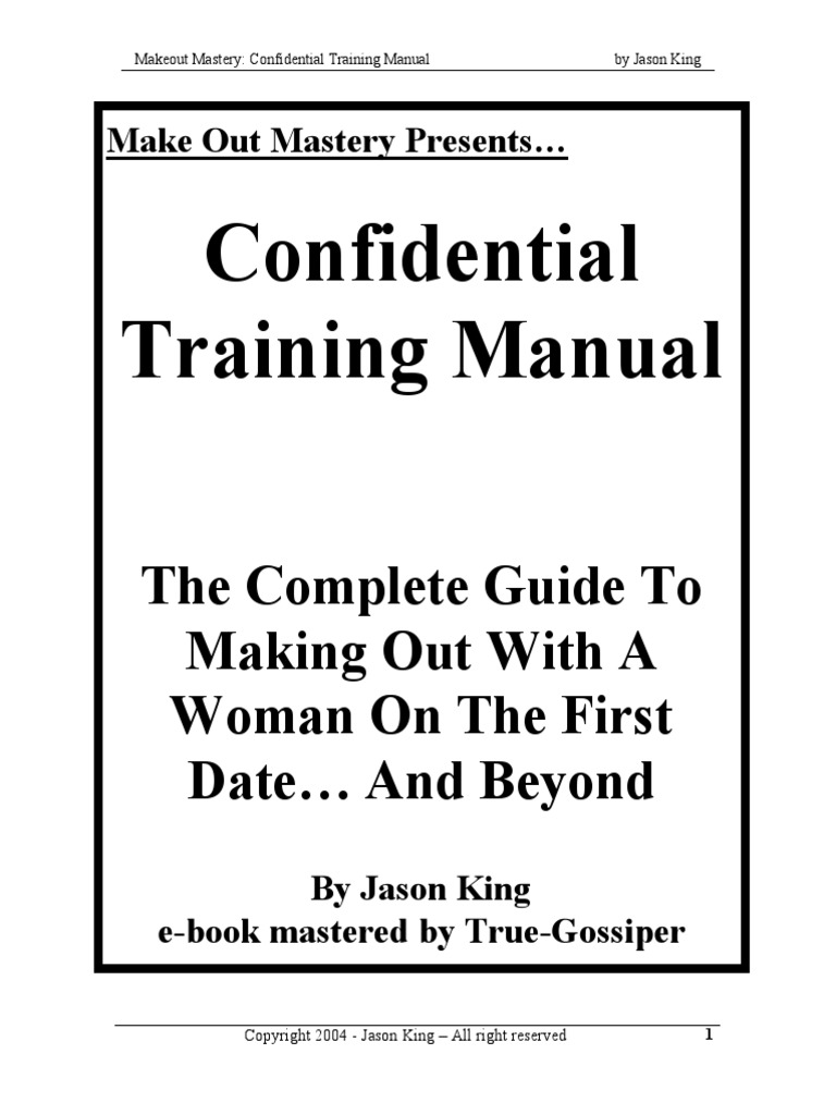 Jason King - Makeout Mastery - Training Manual | PDF | Publishing