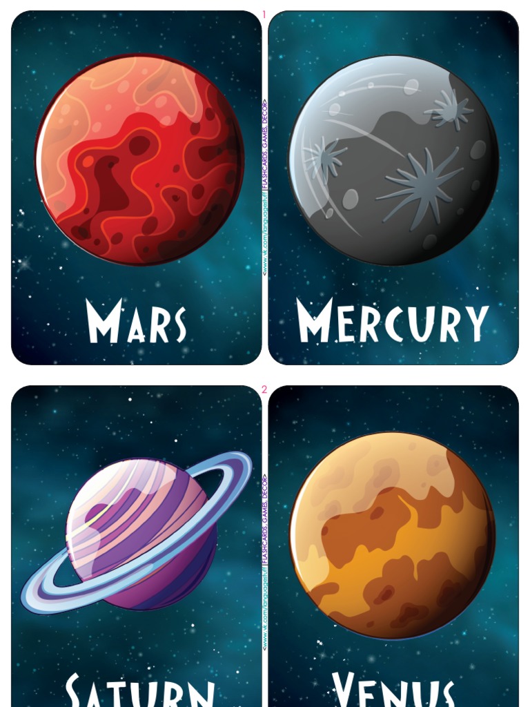 Space Cards PDF | PDF | Astronomy | Solar System