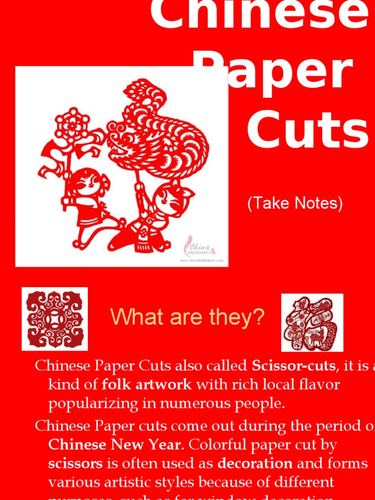 Introduction to Chinese Paper Cutting | PDF | Decorative Arts | Art Media