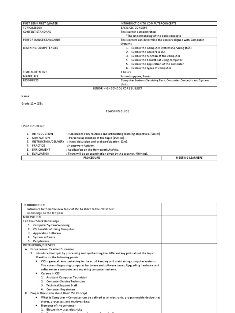 Basic Concept of CSS | PDF | Input/Output | Personal Computers