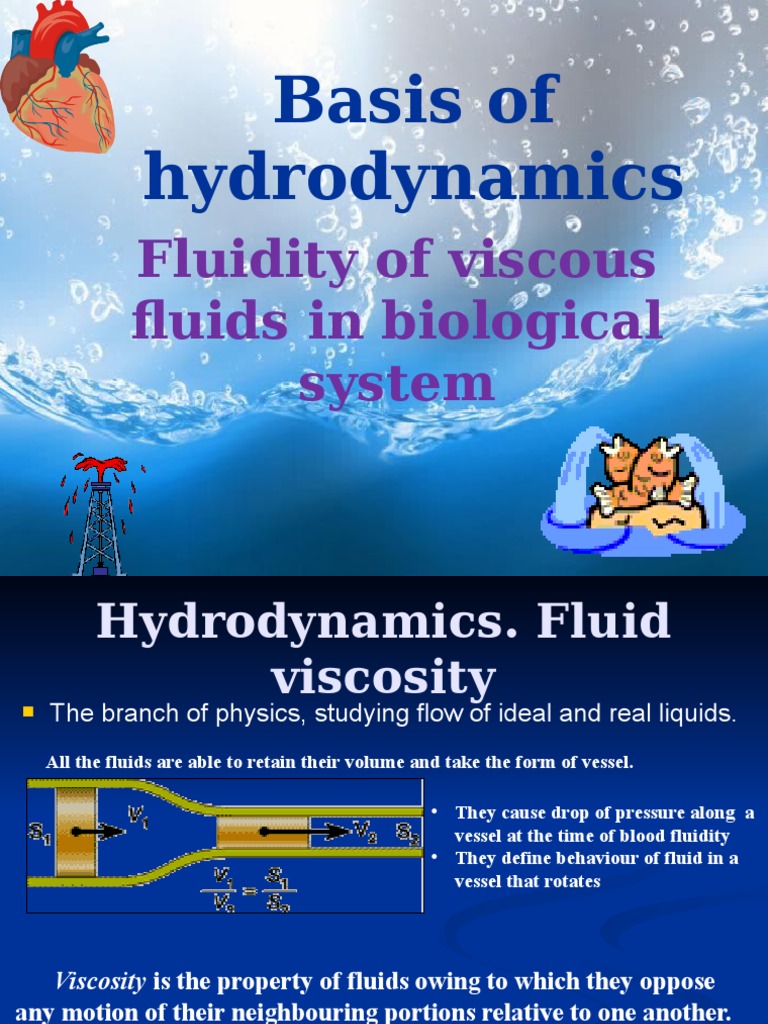 PHYSICS - Hydrodynamics and Hemodynamics | PDF | Viscosity ...
