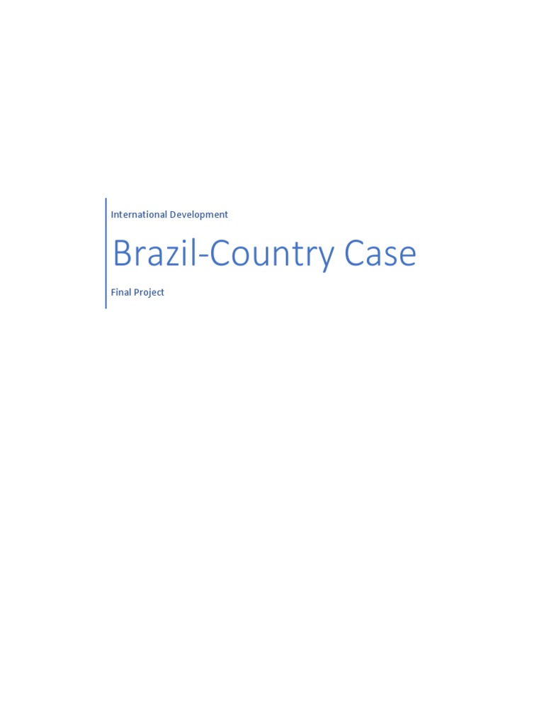 Brazil Final PDF | PDF | Brazil | Neoliberalism