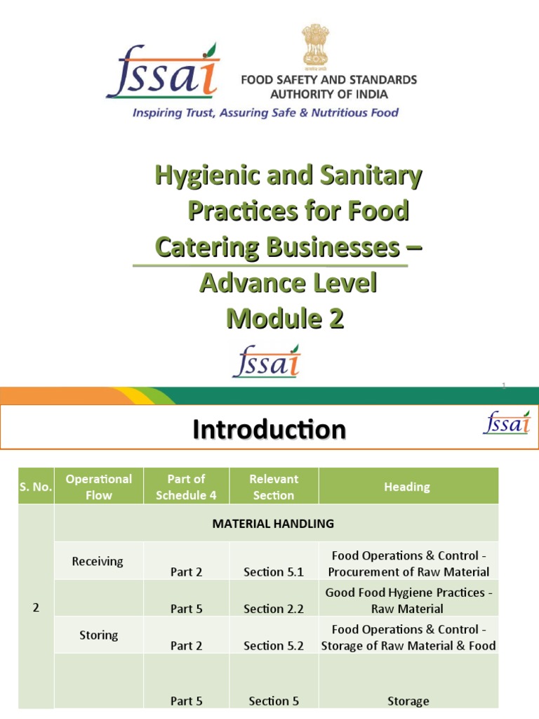 Module 2 - Material Handling | PDF | Refrigerator | Foods