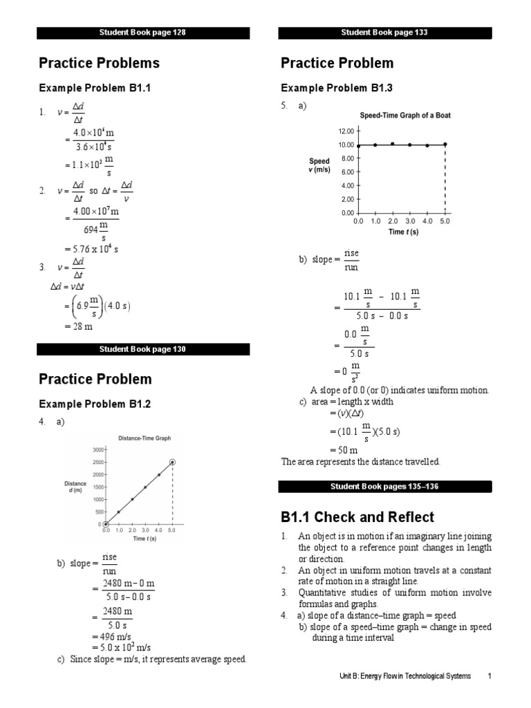 Addison Wesley Science 10 Unit B Solutions | PDF | Speed | Nuclear Fusion