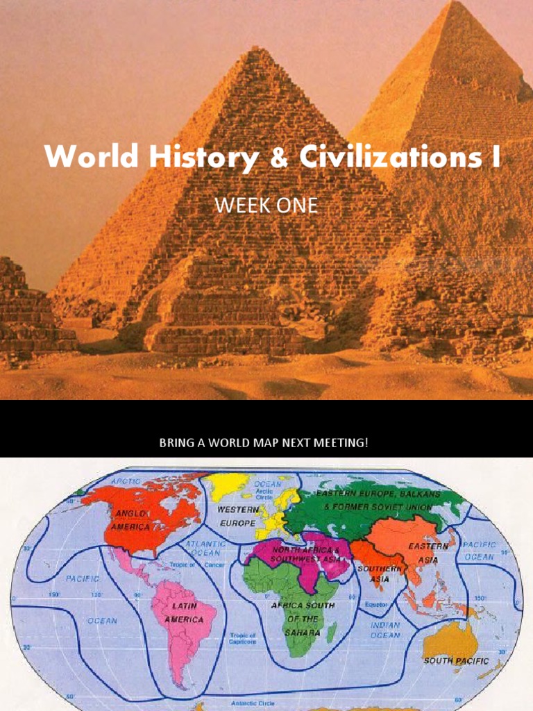 World History & Civilizations I: Week One | PDF