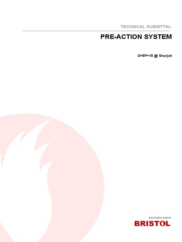 Preaction System - V.0 - VQR PDF | PDF | Fire Sprinkler System | Valve