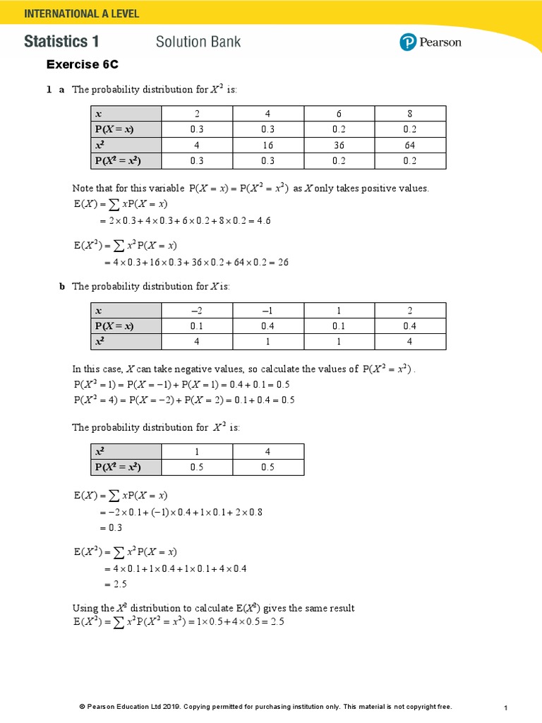 Ial Maths s1 Ex6c | PDF | Teaching Mathematics | Mathematical Analysis