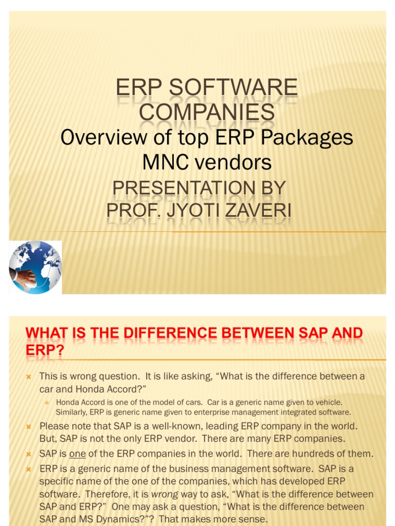 Infor ERP and Oracle Comparison | PDF | Business | Computers