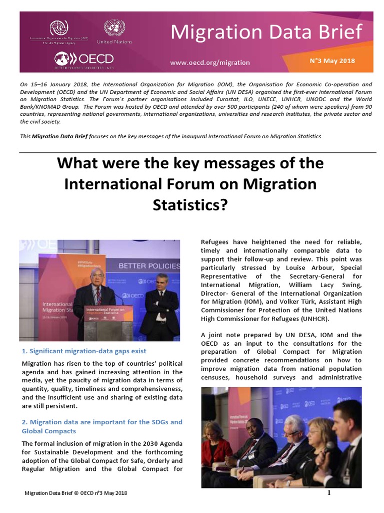 Oecd Migration Stat Brief Ifms English 14052018 002 | PDF | Human Migration | Cultural Globalization