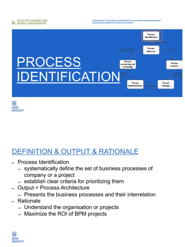 Business Process Identification | PDF | Itil | Information Technology