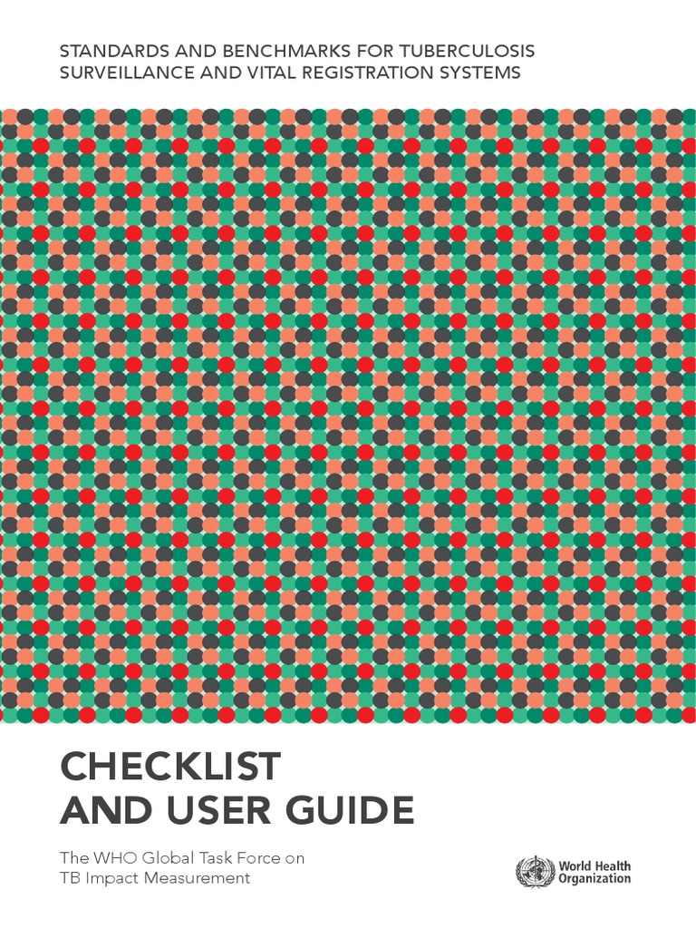Checklist and User Guide: Standards and Benchmarks For Tuberculosis ...
