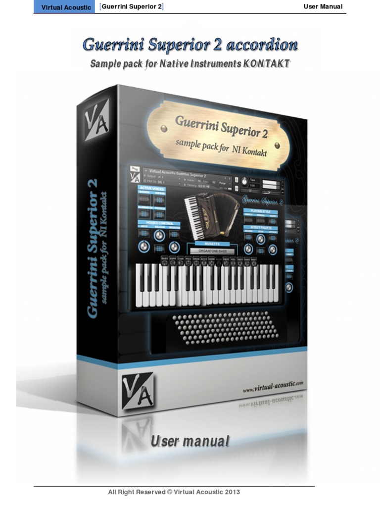 User Manual: Sample Pack For Native Instruments KONTAKT | PDF