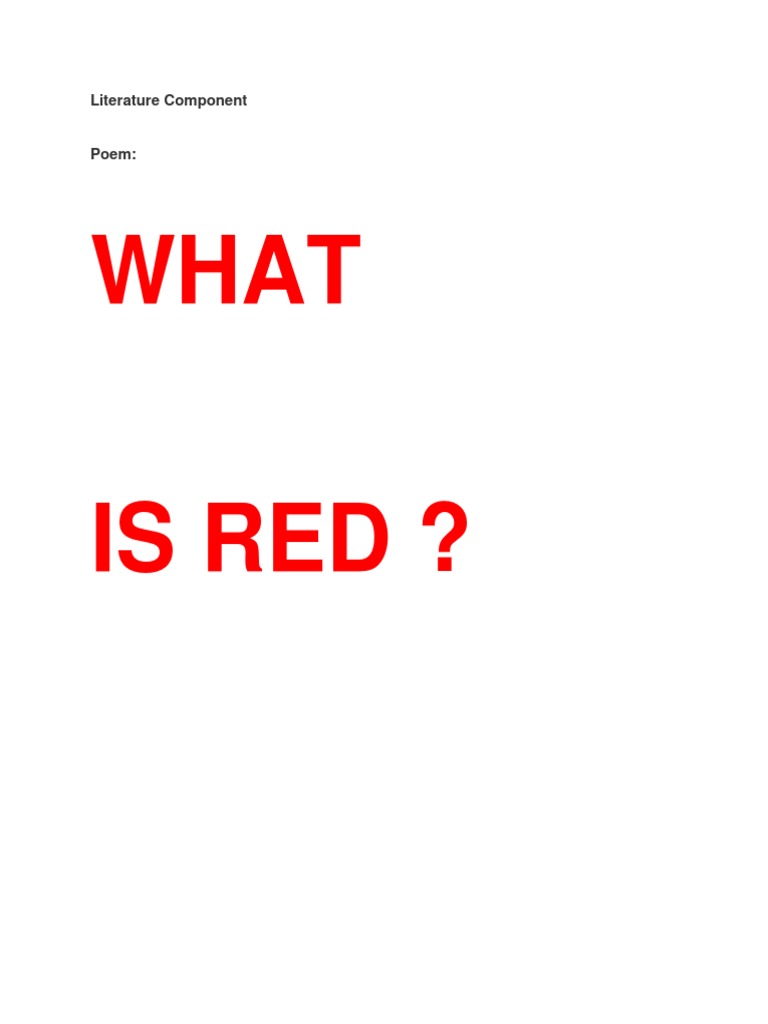 Exploring the Symbolism and Associations of the Color Red Through Mary ...