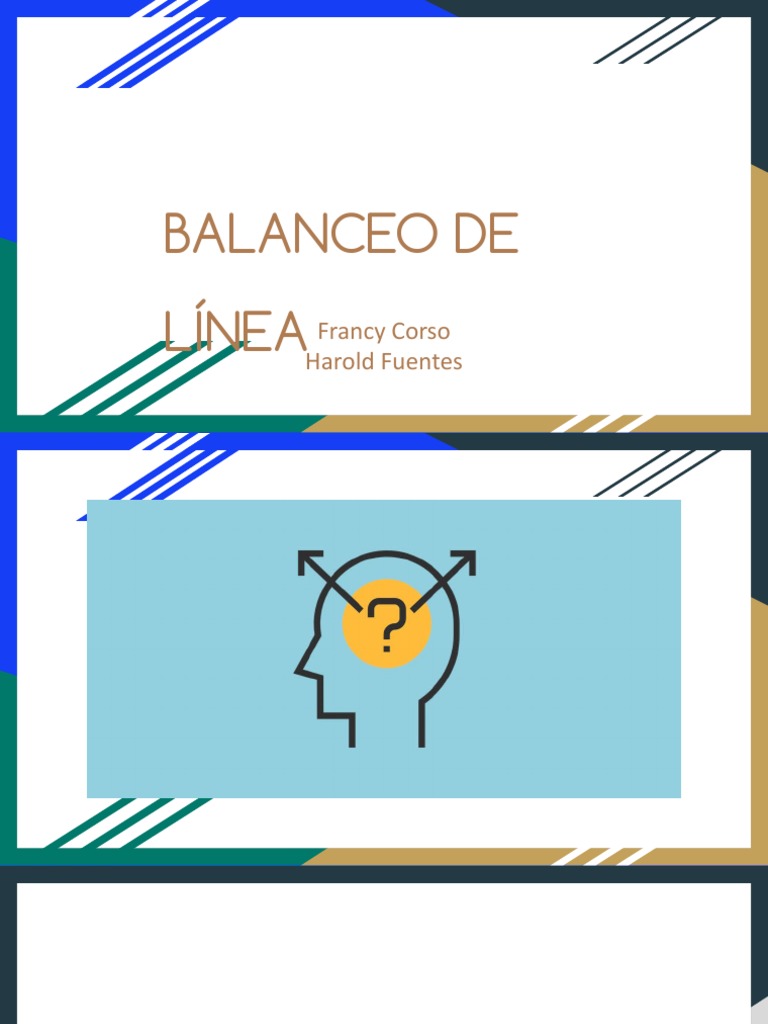 Balanceo de Línea en Producción Eficiente | PDF | Jefe de operaciones ...