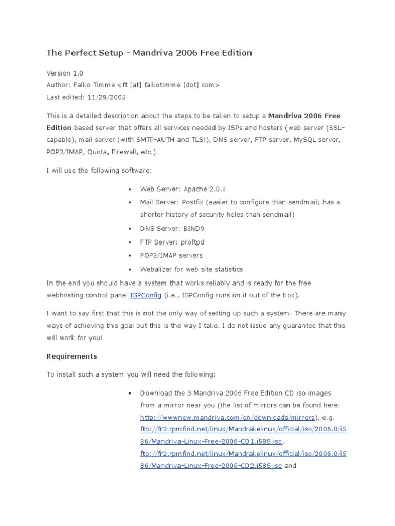 Install Mandriva | Download Free PDF | Ip Address | Computer Network